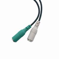 China Female To PIN Type Aux Audio Cable 3.5mm Laptop Speaker TV Audio Connector Cable 107 for sale