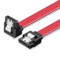China 109 SATA Cable 7P/1.27-90° 7P/1.27 250mm Solid State Disk Serial Cable 90° Degree Elbow Both Ends Of Connector With Lock for sale
