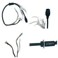 China Outdoor IP Camera Cable Black PVC Jacket RJ45F Snap On Connector 003 for sale