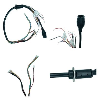 China Outdoor IP Camera Cable Black PVC Jacket RJ45F Snap On Connector 003 for sale