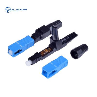 China Indoor outdoor Fast Connect Fiber Connectors 60dB Sc Apc Sc Upc for sale