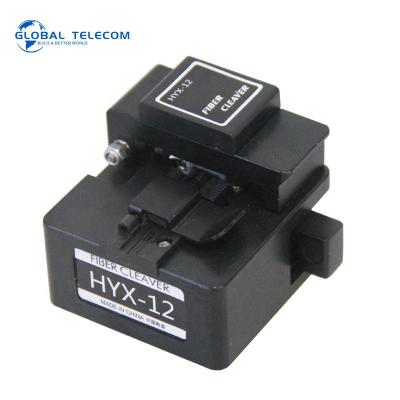 China Purple Horn 12 Fiber Optic Cable Cleaver For High Precision Fiber Cutting for sale