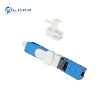 China 125μm 0.3dB Optical Fiber Fast Connector , SM SC UPC Fast Connector for sale