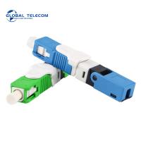 China 125μm 0.3dB Optical Fiber Fast Connector , SM SC UPC Fast Connector for sale