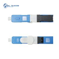 China 125μm 0.3dB Optical Fiber Fast Connector , SM SC UPC Fast Connector for sale