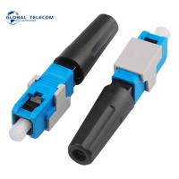 China Sc Upc Optical Fiber Fast Connector Single Mode 0.3db Insertion Loss for sale