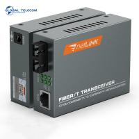 China Single fiber Fiber Media Converter , RJ45 Netlink Media Converter Htb Gs 03 for sale