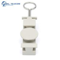 China Flat Fiber Optic Cable Clamp S Type drop cable tension clamp FTTH for sale