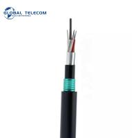 China Underground G652D Single Mode Outdoor Fiber Cable Double Jacket Armored PE Sheath for sale