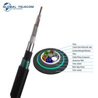 China G652D Underground Fiber Optic Cable Double Steel Aluminium Armored for sale