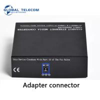 China 100M Fiber Media Converter Single Mode 1 Fiber Port 8 RJ45 Port 25KM for sale