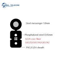 China Indoor Cabling Optical Fiber Drop Cable GJXCH G625D Single Mode for sale