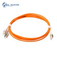 China OM4 2 Meters Fiber Optic Patch Cord LC Duplex Multimode 50/125 LC for sale