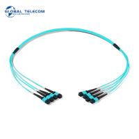 China 0.2dB Mtp Mpo Patch Cord 8 12 24 cores Singlemode multimode for sale