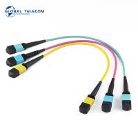 China 0.2dB Mtp Mpo Patch Cord 8 12 24 cores Singlemode multimode for sale