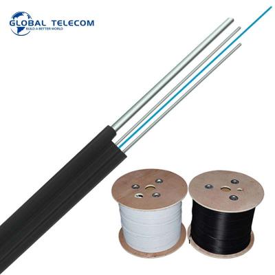 China FRP G657 2 Core Ftth Drop Cable Self Supporting For Terminal System for sale