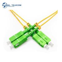 China Os2 Duplex Sc Apc Fiber Optic Cable 9/125nm For Fast Ethernet for sale
