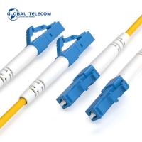 China LSZH Jacket Lc To Lc Fiber Patch Cord Single Mode 2.0mm Simplex for sale
