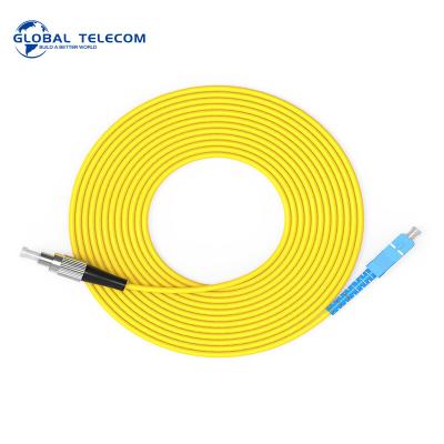 China UPC FC To SC Fiber Patch Cord Single Mode Ceramic Ferrule for sale