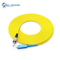 China UPC FC To SC Fiber Patch Cord Single Mode Ceramic Ferrule for sale
