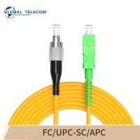 China LC ST Fiber Optic Patch Cord , Sc To Fc Patch Cord APC UPC Simplex Duplex for sale