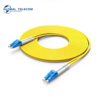 China 1 Meter Fiber Optic Patch Cord LC To LC Single Mode Dual Core for sale