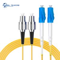 China 65dB APC Fiber Optic Patch Cord , PVC Simplex And Duplex Fiber Optic Cable for sale