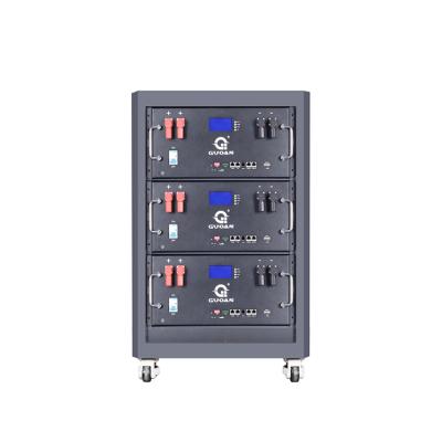 China 48V 30KWh Rack Mounted LiFePO4 Energy Storage Battery Cabinet with BMS for sale