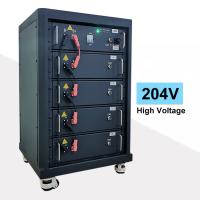China Stackable LiFePO4 High Voltage Lithium Battery 102.4V-614V 50Ah-800Ah for 3 Phase Inverter for sale
