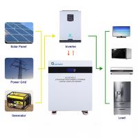 China 51.2V 10kWh 200Ah LiFePO4 Vertical Home Battery for Solar Energy Storage for sale