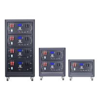China 48V 51.2V LiFePO4 Energy Storage Cabinet 90KW Backup Battery Rack Mount for Solar Home Commercial for sale