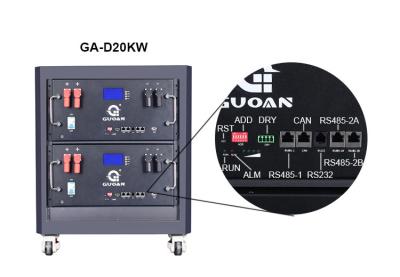 China 48V 400Ah LiFePO4 Energy Storage Cabinet 20kWh with BMS Smart Monitoring for Solar for sale