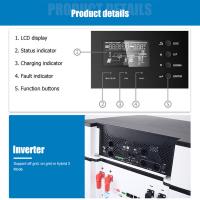 China 10KW Stackable Lithium Battery Home Inverter Hybrid Solar System for sale