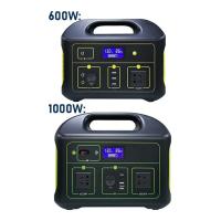 China LiFePO4 Portable Power Station 1000W 600W Pure Sine Wave Inverter for Outdoor Emergency Backup for sale