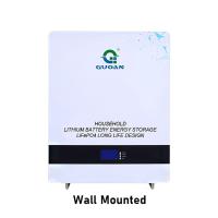China 5.12KWH 100Ah Solar Energy Battery Power Practical GradE A Wall Mounted for sale
