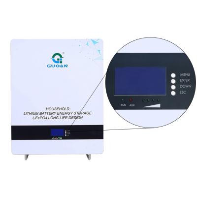 China Wall Mounted Solar Battery 51.2V 200Ah 10kWh LiFePO4 Energy Storage for Home for sale