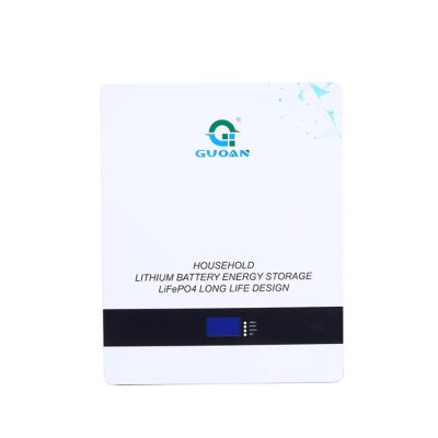 China 48V 200Ah 10kWh Wall Mounted LiFePO4 Solar Battery with 16S BMS for sale