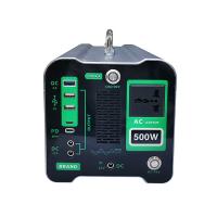 China 500W Portable Power Station 500Wh Lithium Battery Emergency Solar Generator for Camping Travel for sale