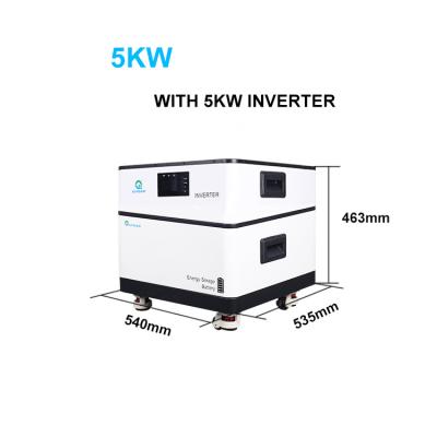 China Energy Storage Lithium Battery Home Inverter On Off Grid System for sale