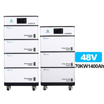 China 70kW 48V LiFePO4 Home Battery Inverter Energy Storage System 71.68kWh All In One ESS for sale