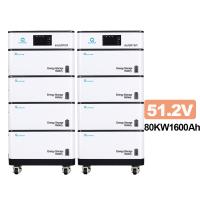 China Residential 80kW 51.2V LiFePO4 Energy Storage Battery Inverter All In One System for sale