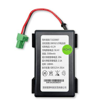 China Handheld Elevator Backup Battery 43.2V 2000mAh 86Wh LiFePO4 Emergency Power Pack for sale
