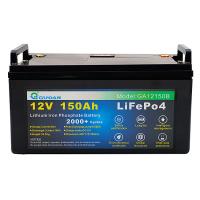 China 12V 150Ah LiFePO4 Deep Cycle Battery Pack for RV Marine Solar Energy Storage for sale
