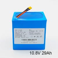 China 10.8V 29Ah Custom 18650 LiFePO4 Battery Pack Rectangular Cuboid for sale
