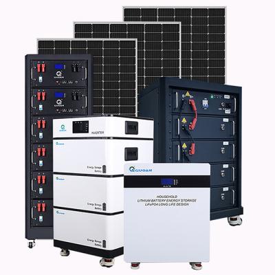 China Offgrid Solar Inverter Battery Storage System 4kW-12kW Customizable LiFePO4 for sale