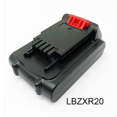 China Rechargeable 18V Cordless Power Tool Battery 2600mAh 3500mAh for Black Decker LBXR20 for sale