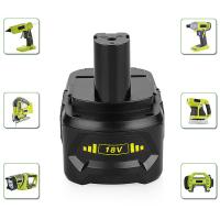 China Portable Drill Battery Replacement , Handheld Power Craft 18V Battery For Ryobi P108 for sale