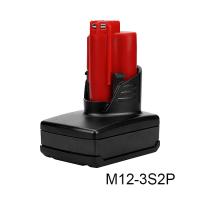 China Lithium Ion Cordless Power Tool Battery Pack 10.8V M12 Large Capacity for sale