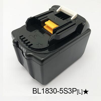 China Rechargeable 18V 3000mAh-9000mAh Makita BL1830 Lithium Ion Cordless Power Tool Battery for sale