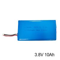 China Multifunctional Custom Battery Packs 3.8V 10Ah Lithium Battery for sale